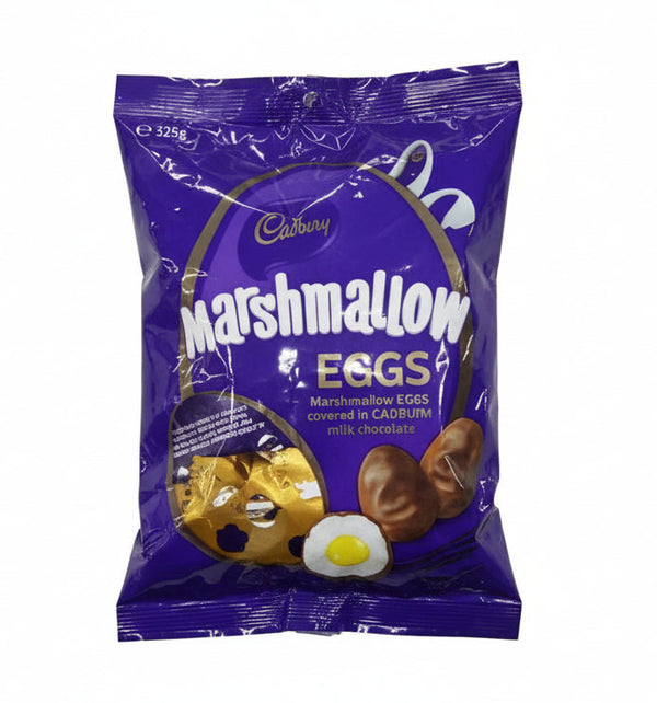 Cadbury Easter Marshmallow Milk Eggs Bag 325g – Tom's Confectionery ...