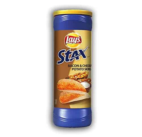 Frito Lay's Stax Potato Skins Cheddar/Bacon 5.5oz 155g – Tom's ...