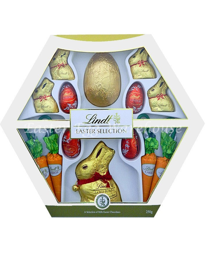Lindt Easter Hexagon Selection Box 250g – Tom's Confectionery Warehouse