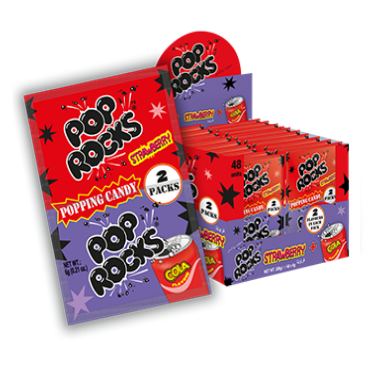 Zeta Pop Rocks Strawberry & Cola – Tom's Confectionery Warehouse