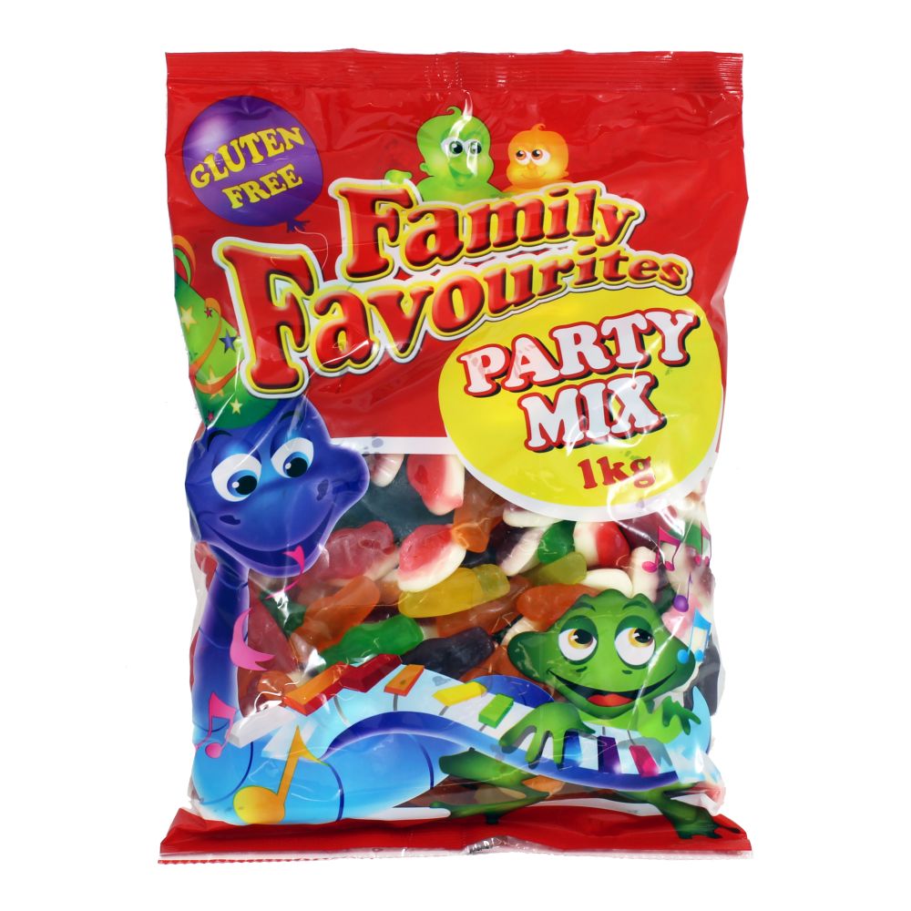 Family Favourites Party Mix 1kg – Tom's Confectionery Warehouse