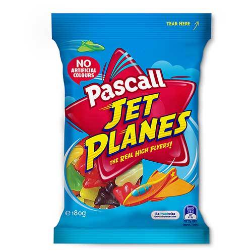 Pascal Jet Planes 180g – Tom's Confectionery Warehouse