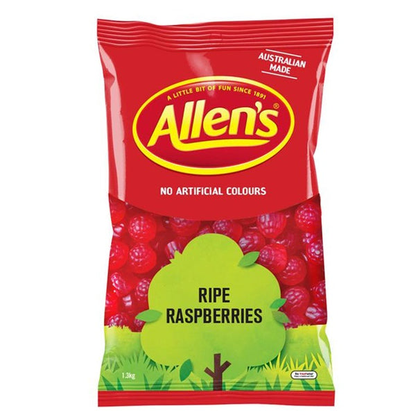 Allen's Ripe Raspberries 1.3kg – Tom's Confectionery Warehouse