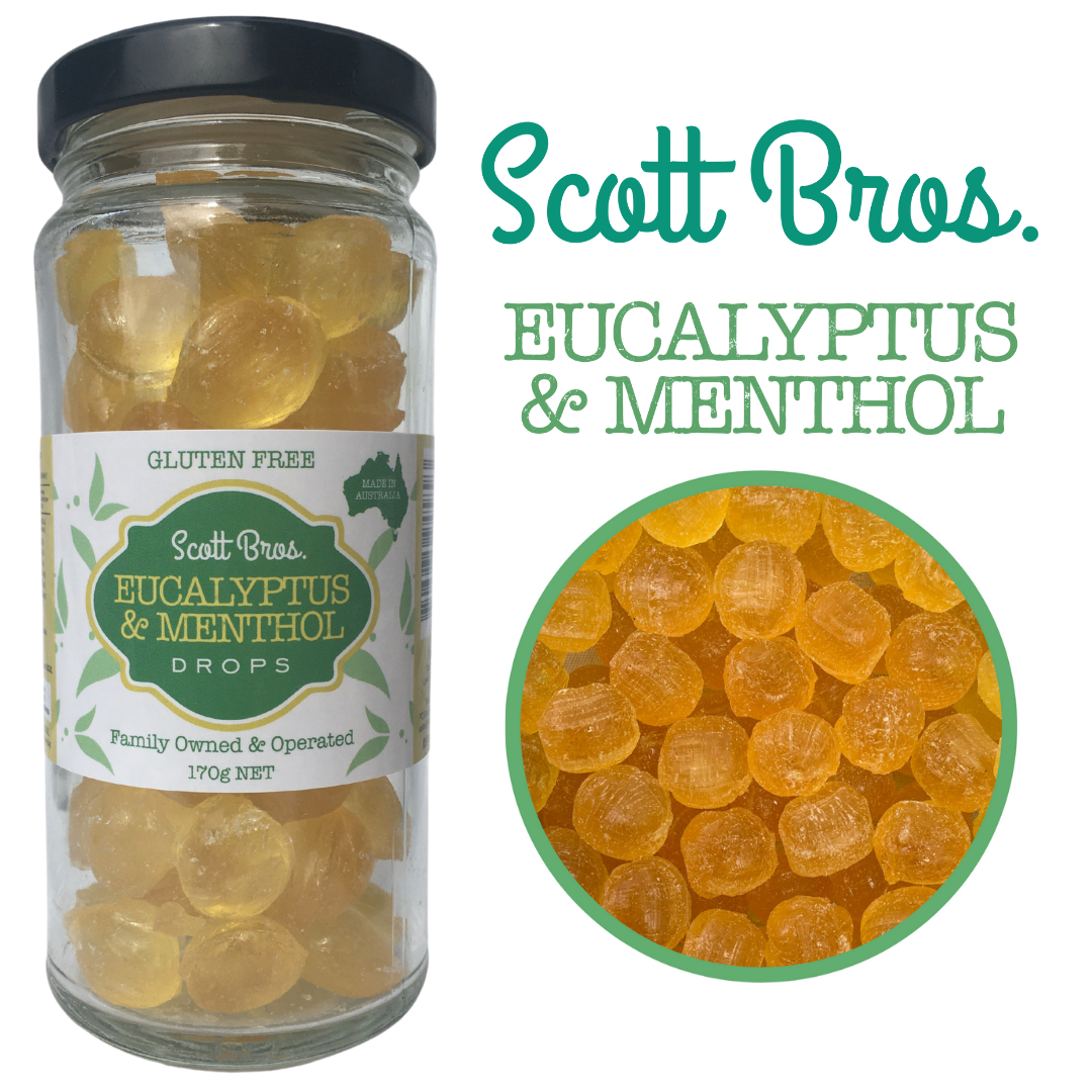 SCOTT BROS EUCAL / MENTH 170G – Tom's Confectionery Warehouse