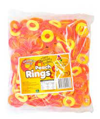 Lolliland Peach Rings 1kg – Tom's Confectionery Warehouse