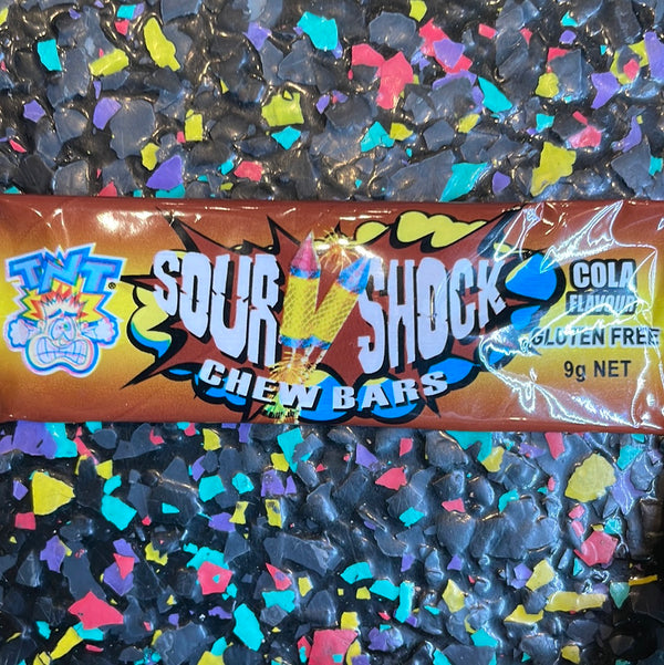 TNT sour shock chew bar - Cola – Tom's Confectionery Warehouse