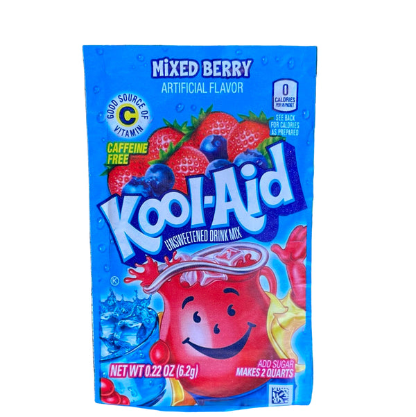 KOOL-AID MIXED BERRY 6.2G – Tom's Confectionery Warehouse