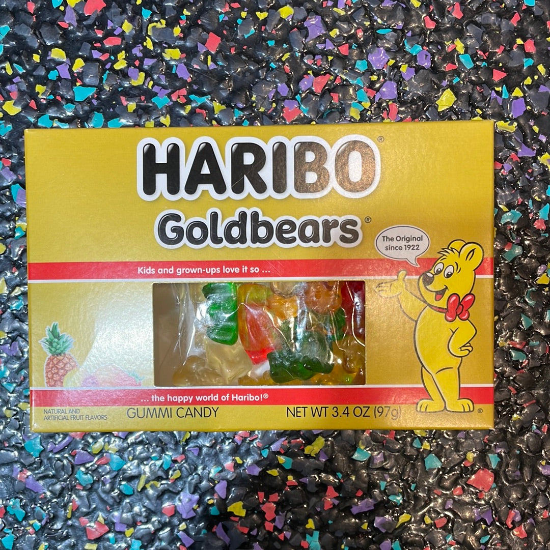 HARIBO BOX GOLDBEARS 97G – Tom's Confectionery Warehouse