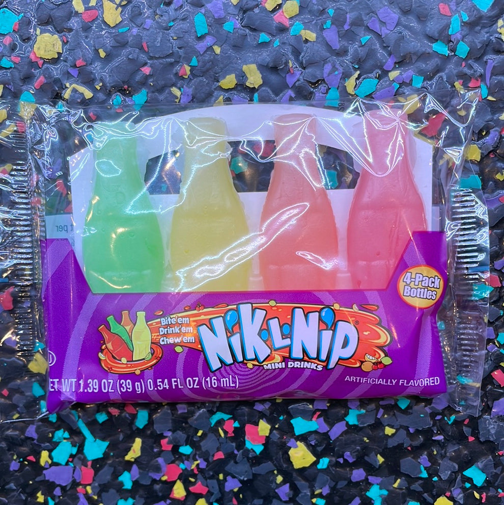 NIK-L-NIP WAX BOTTLES 4PK – Tom's Confectionery Warehouse