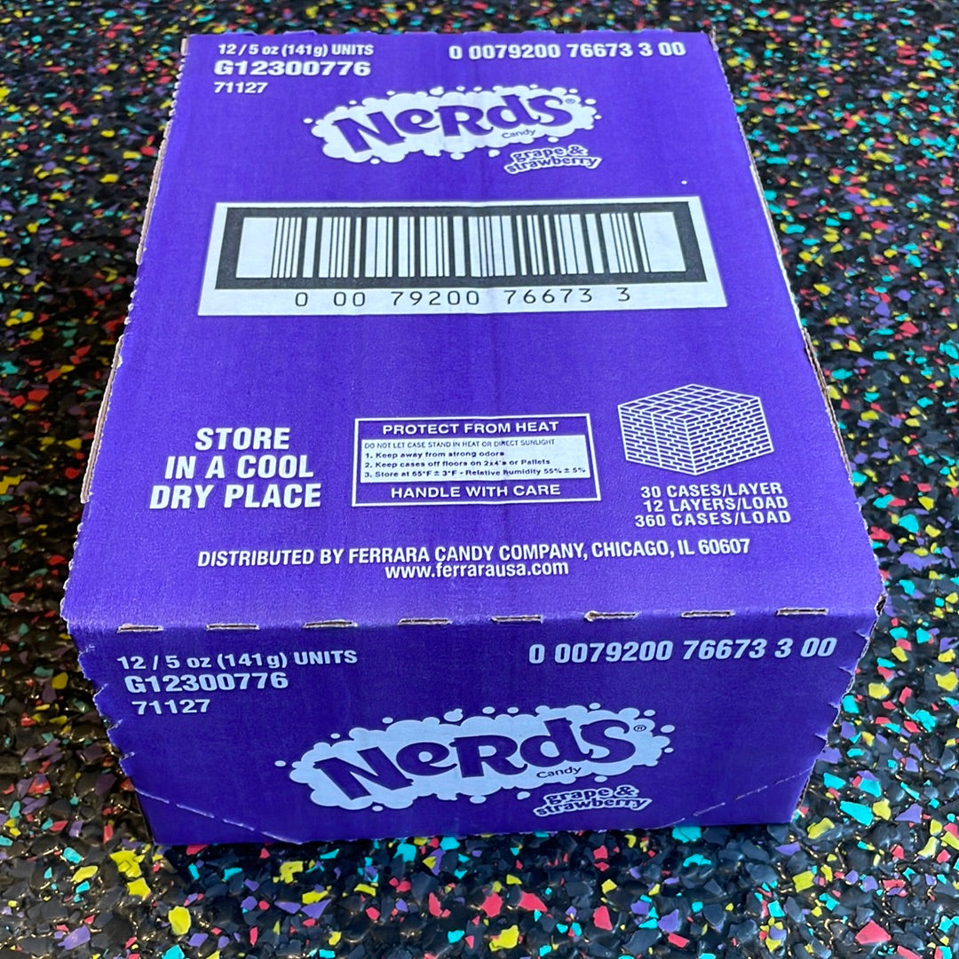 Wonka Nerds Grape/Strawberry Movie Box 141.7g – Tom's Confectionery ...