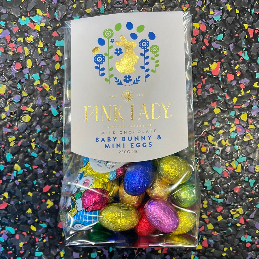 Pink Lady - milk chocolate - baby bunny & mini eggs 230g – Tom's ...