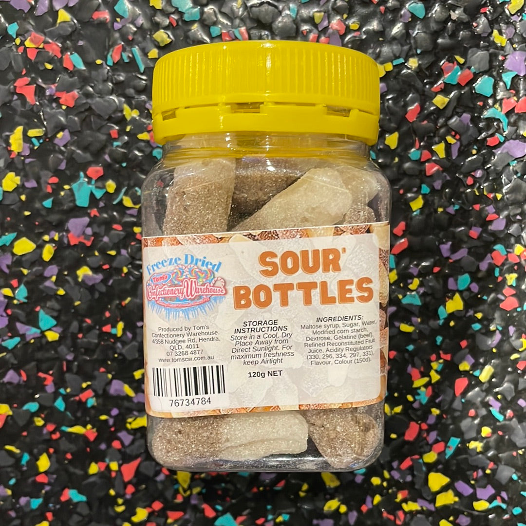 Tom’s freeze dried - sour cola bottles – Tom's Confectionery Warehouse