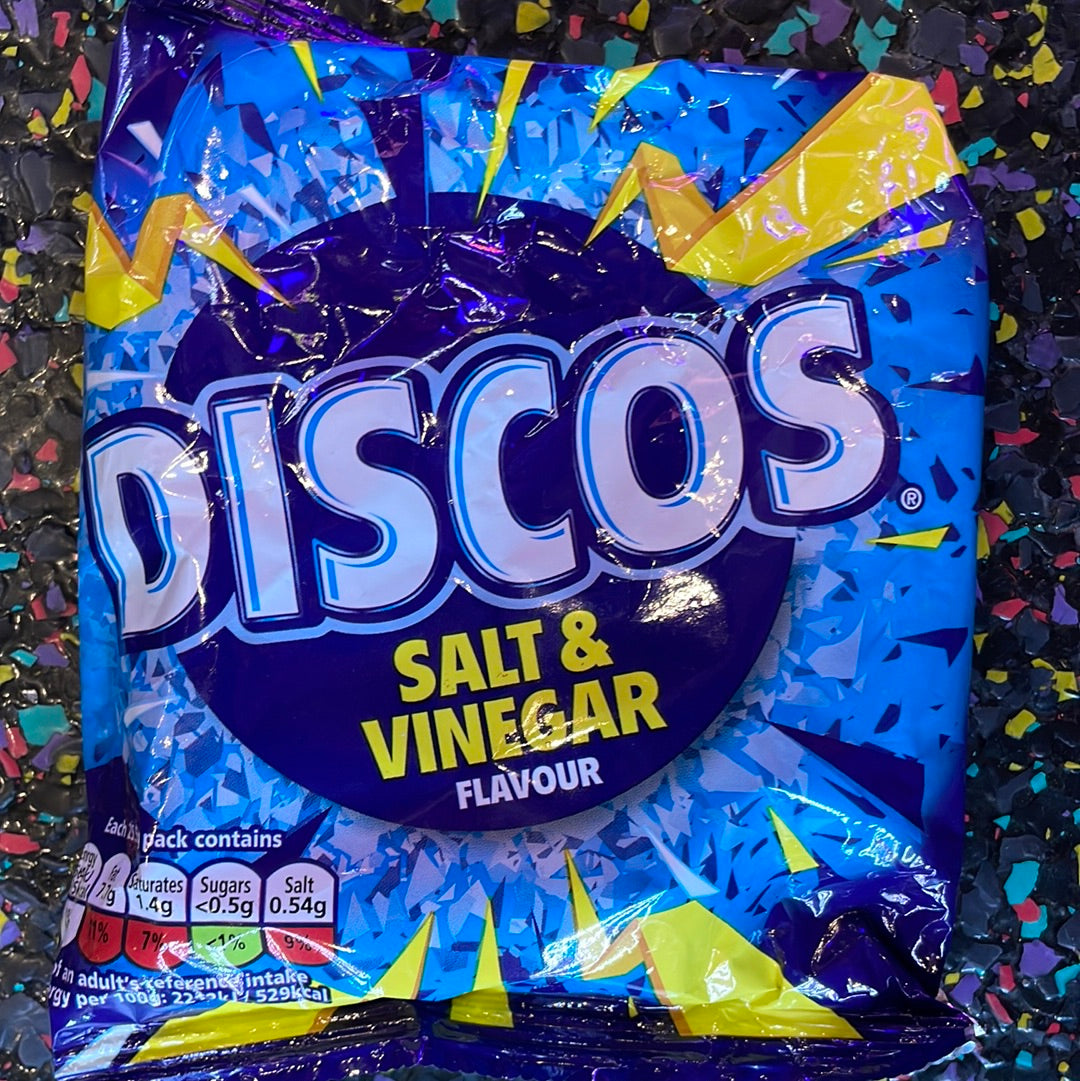 Discos Salt & Vinegar 25.5g – Tom's Confectionery Warehouse