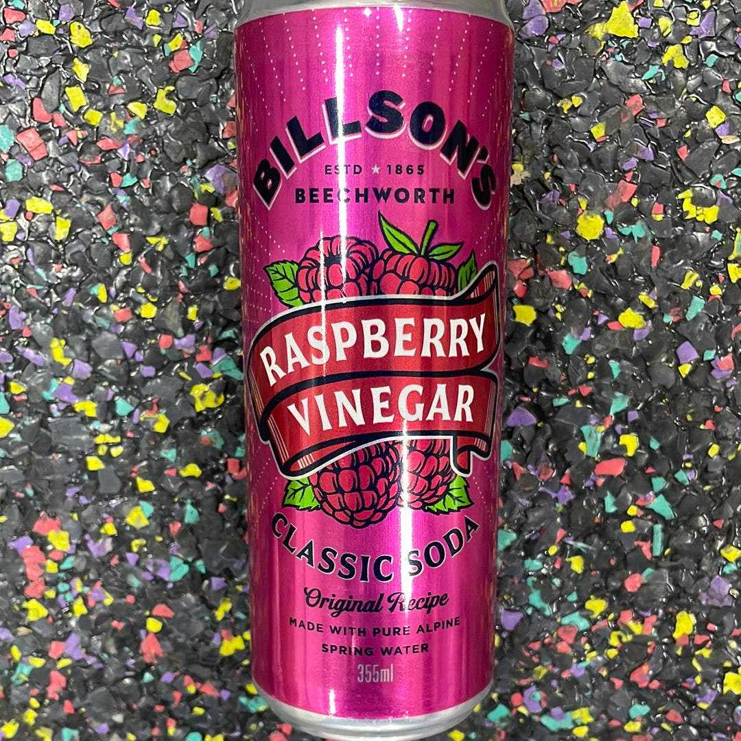 Billson’s classic Soda - raspberry vinegar – Tom's Confectionery Warehouse