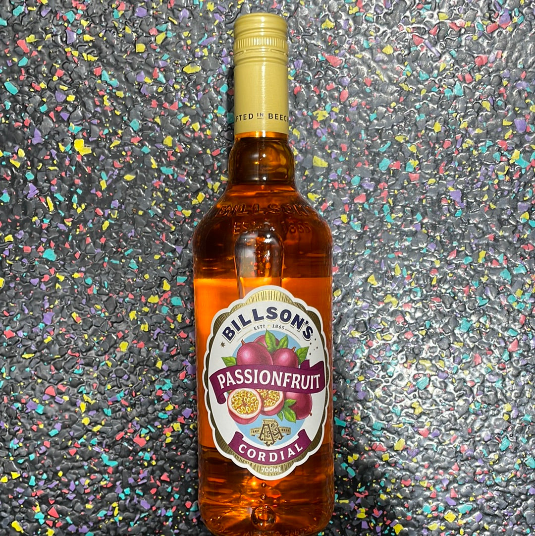 Billson’s - Passionfruit Cordial – Tom's Confectionery Warehouse