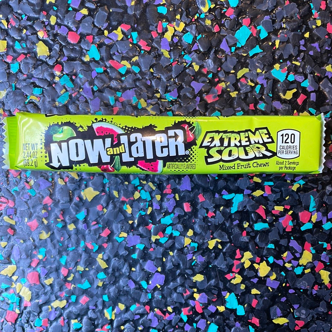 NOW & LATER EXTREME SOUR 69G – Tom's Confectionery Warehouse