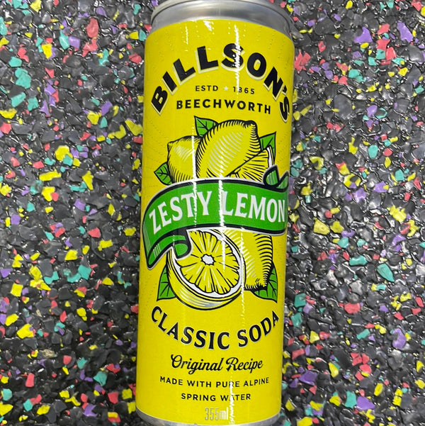 Billson’s Classic Soda - Zesty Lemon – Tom's Confectionery Warehouse