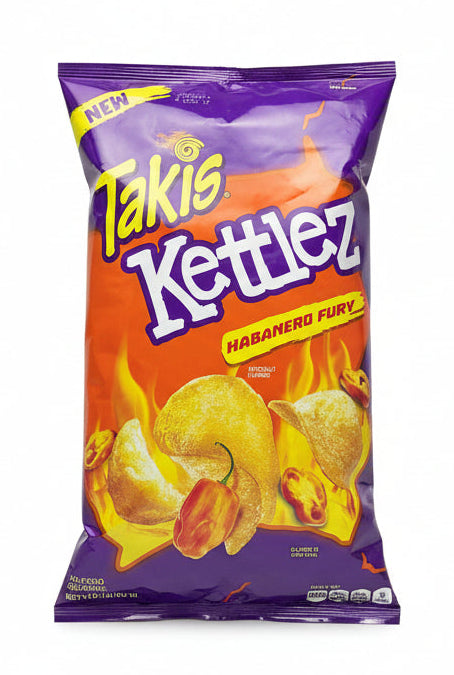 Takis Kettles Habanero Fury 224g – Tom's Confectionery Warehouse