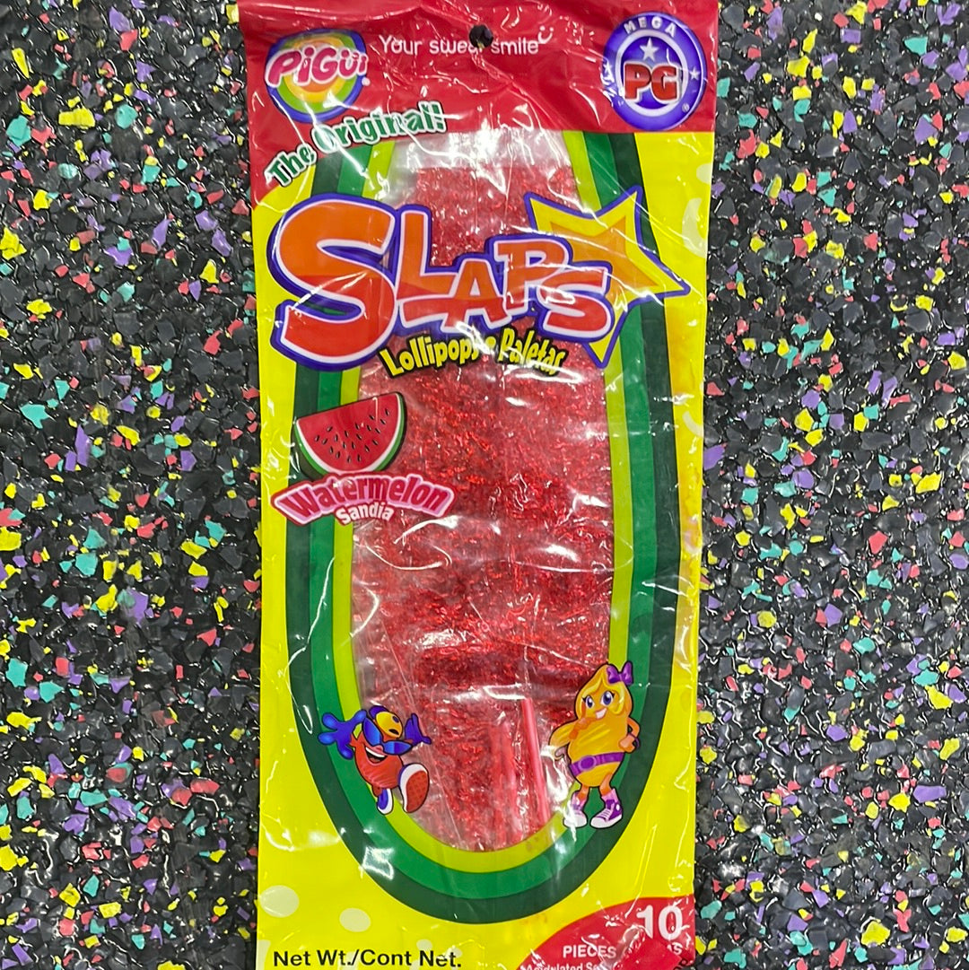 Slaps - watermelon (10 pieces) – Tom's Confectionery Warehouse