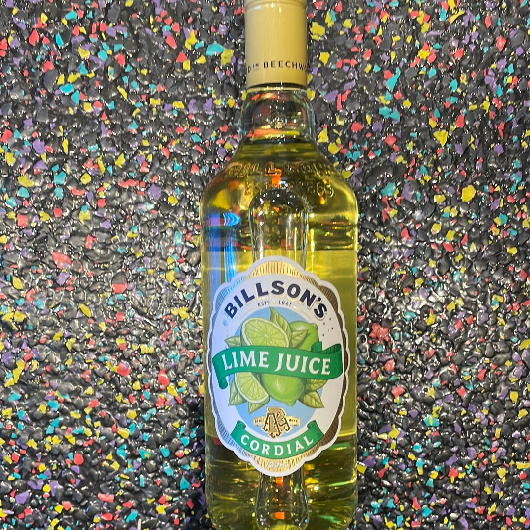 Billson’s - Lime Juice cordial – Tom's Confectionery Warehouse
