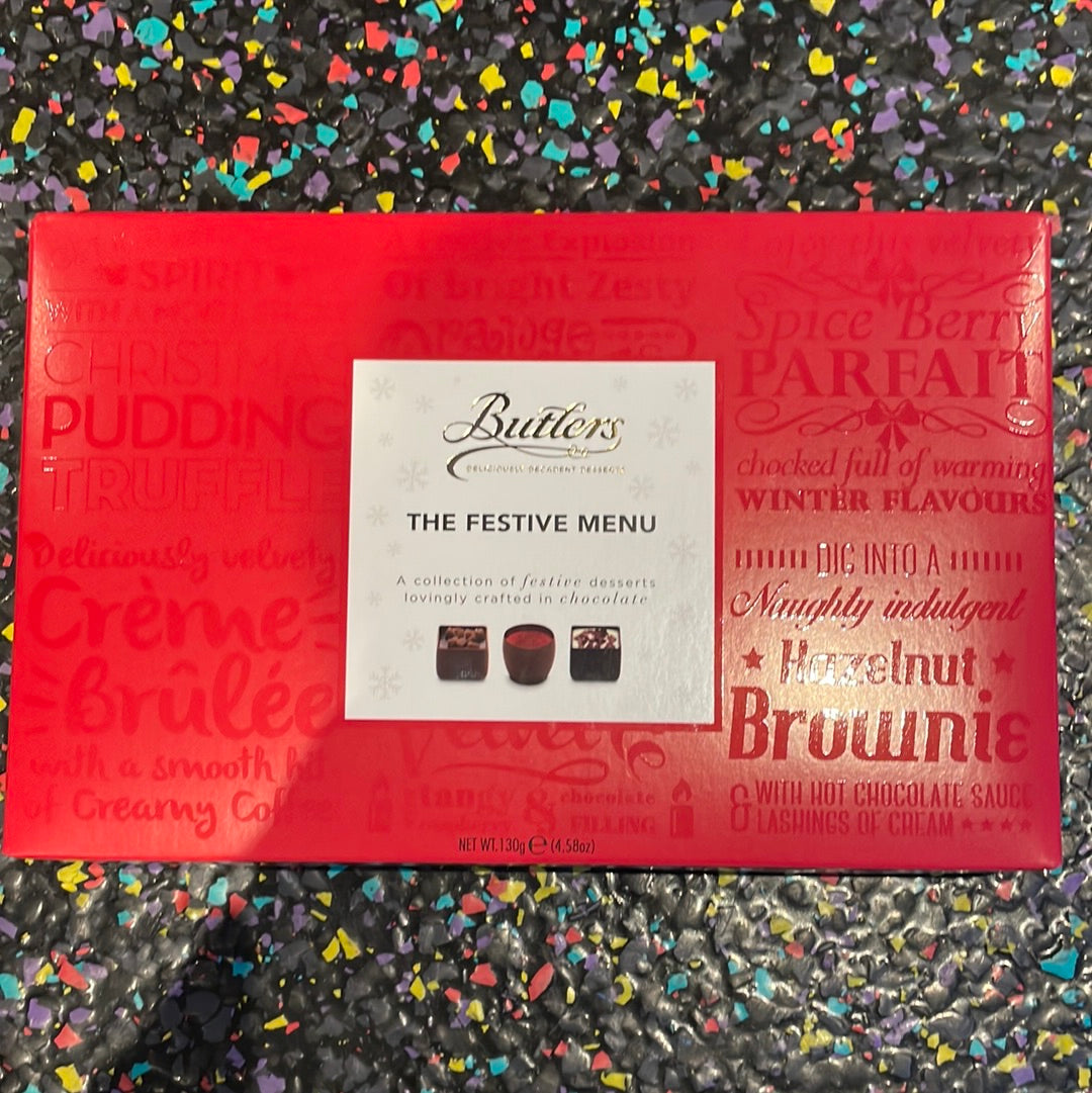 Christmas Festive Menu Small 130g – Tom's Confectionery Warehouse