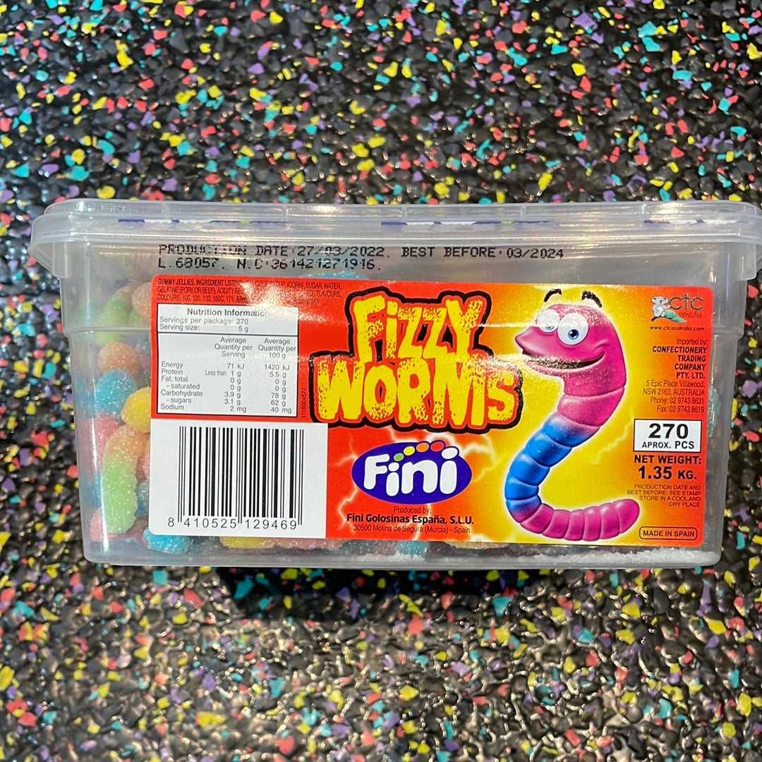 Fini - Fizzy Worms – Tom's Confectionery Warehouse