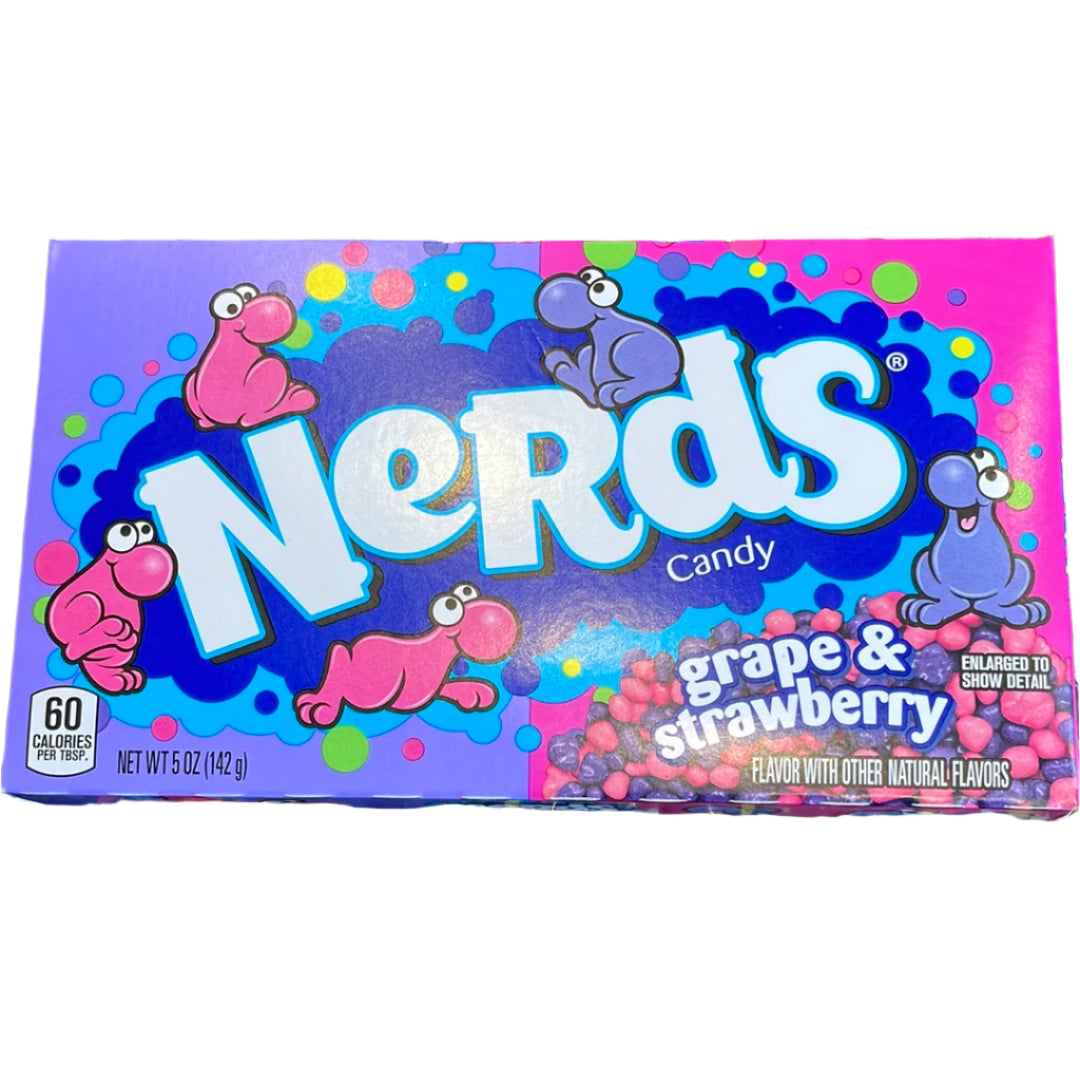 Wonka Nerds Grape/Strawberry Movie Box 141.7g – Tom's Confectionery ...