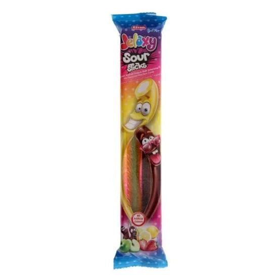 Jelaxy Sour Sticks Assorted 35g – Tom's Confectionery Warehouse