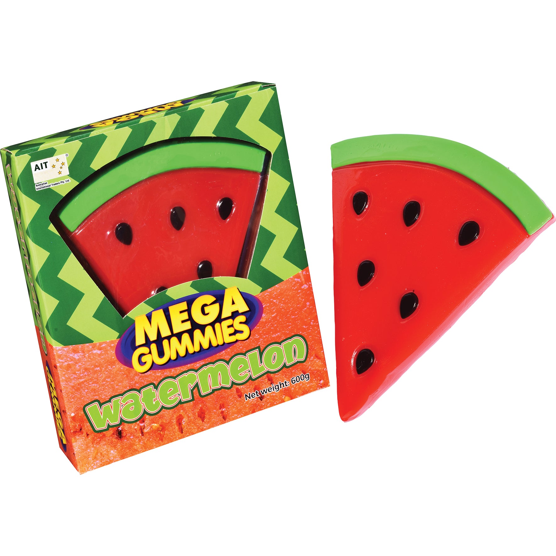 AIT Mega Gummy Watermelon 600g – Tom's Confectionery Warehouse