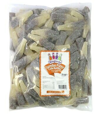 Kingsway Jumbo Fizzy Cola Bottles 3Kg – Tom's Confectionery Warehouse