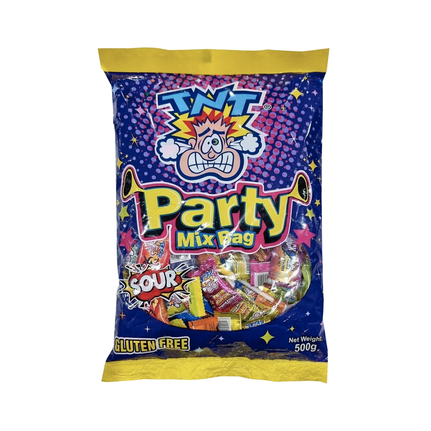 TNT PARTY MIX BAGS 500G – Tom's Confectionery Warehouse