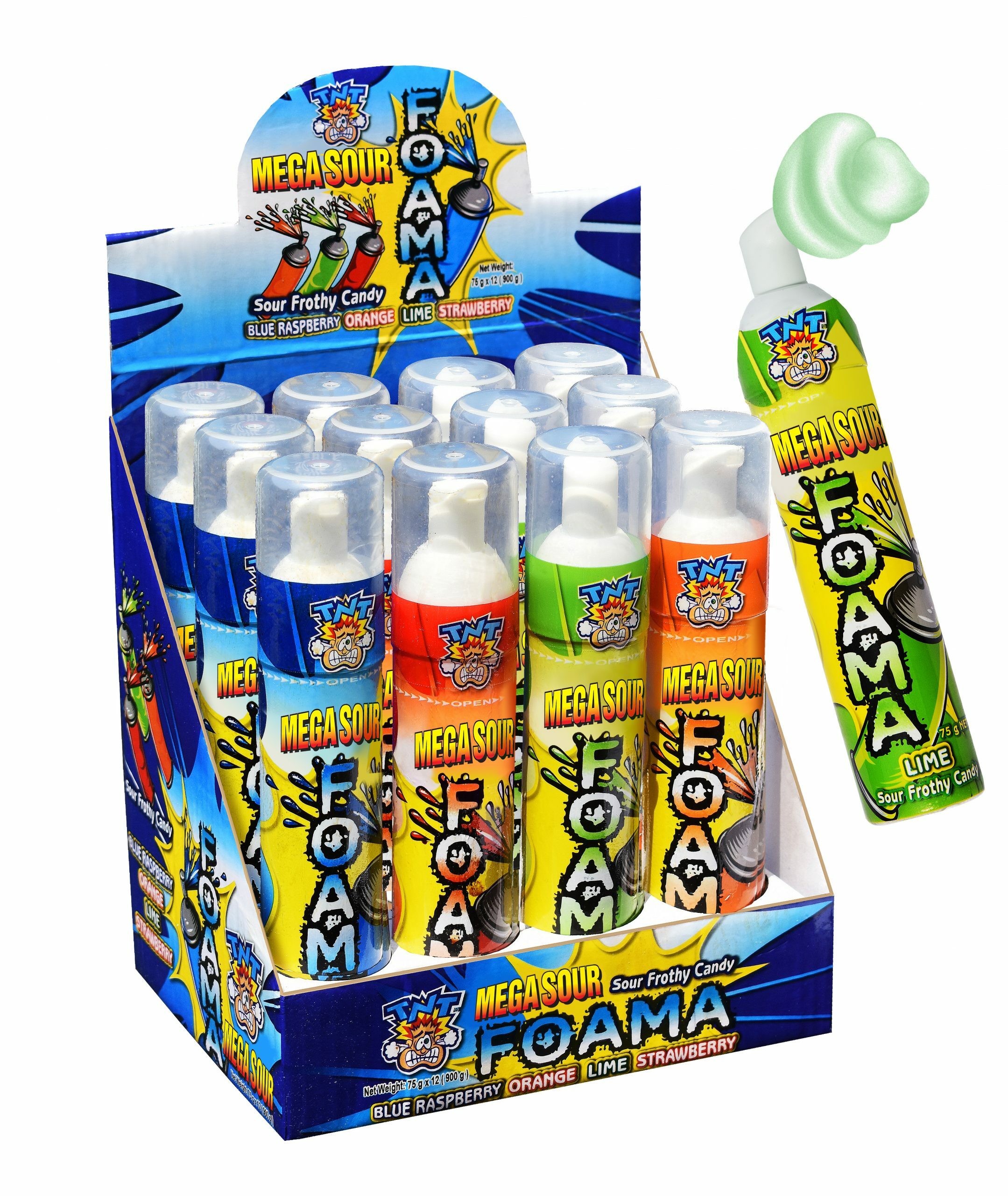 AIT TNT Mega Sour Foama 75ml – Tom's Confectionery Warehouse