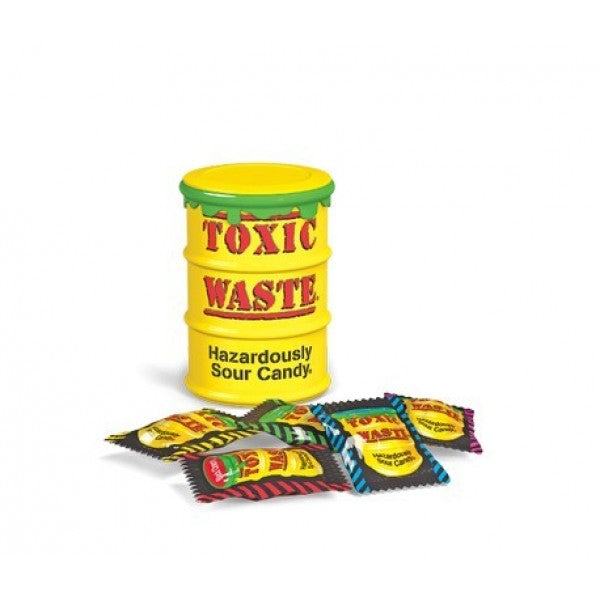 UK Toxic Waste Yellow 42g – Tom's Confectionery Warehouse